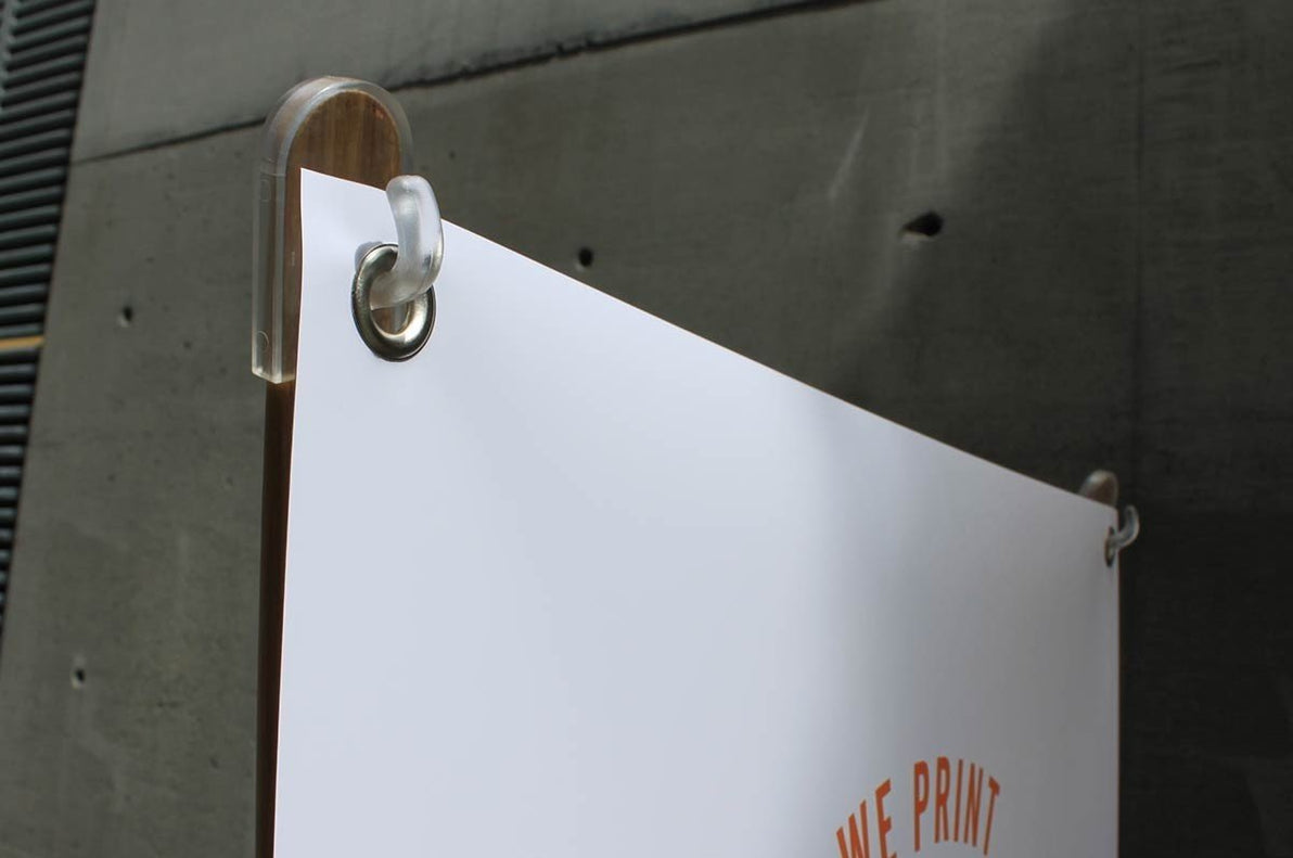 Sustainable Bamboo Banner Stand Display | X-Stand | Clubcard Vancouver ...
