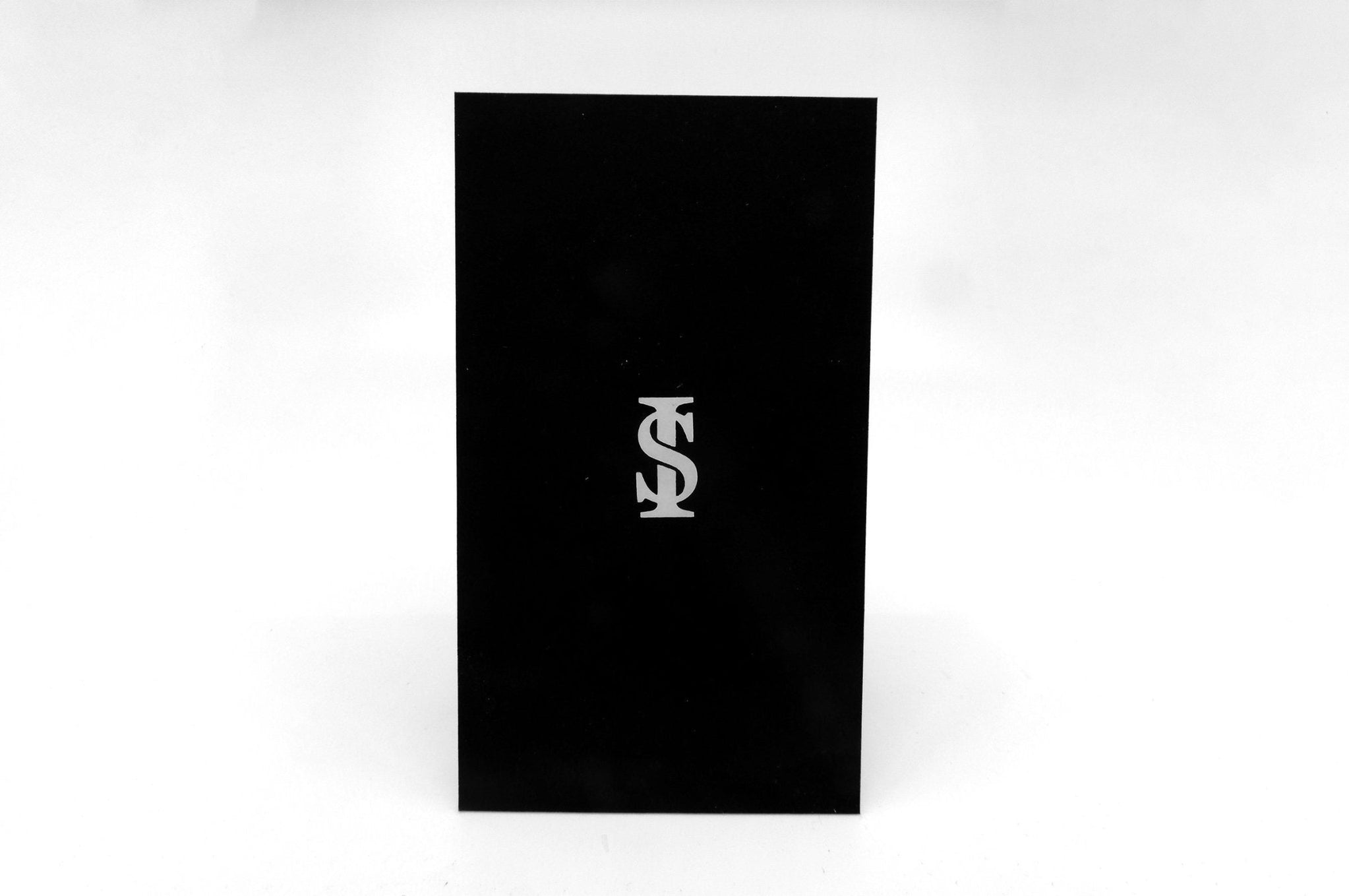 Pure Black 34pt Soft Touch Laminated Foil Stamped Cards — Clubcard ...