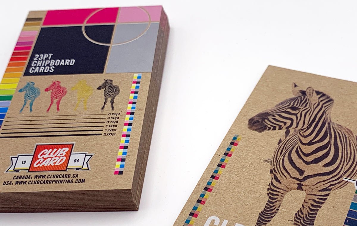 Print Sturdy Small Kraft Cards On 23pt Chipboard At Clubcard Vancouver ...