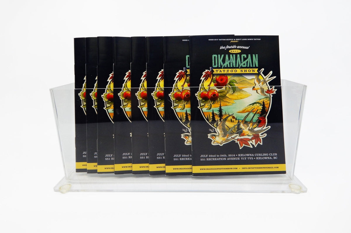 Clear Acrylic Horizontal Rack Card and Literature Display Stand ...