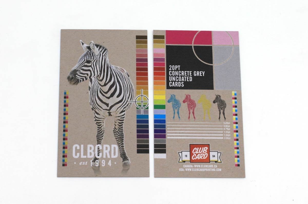 Bespoke Concrete Grey Postcards on 20pt Cardstock At Clubcard ...