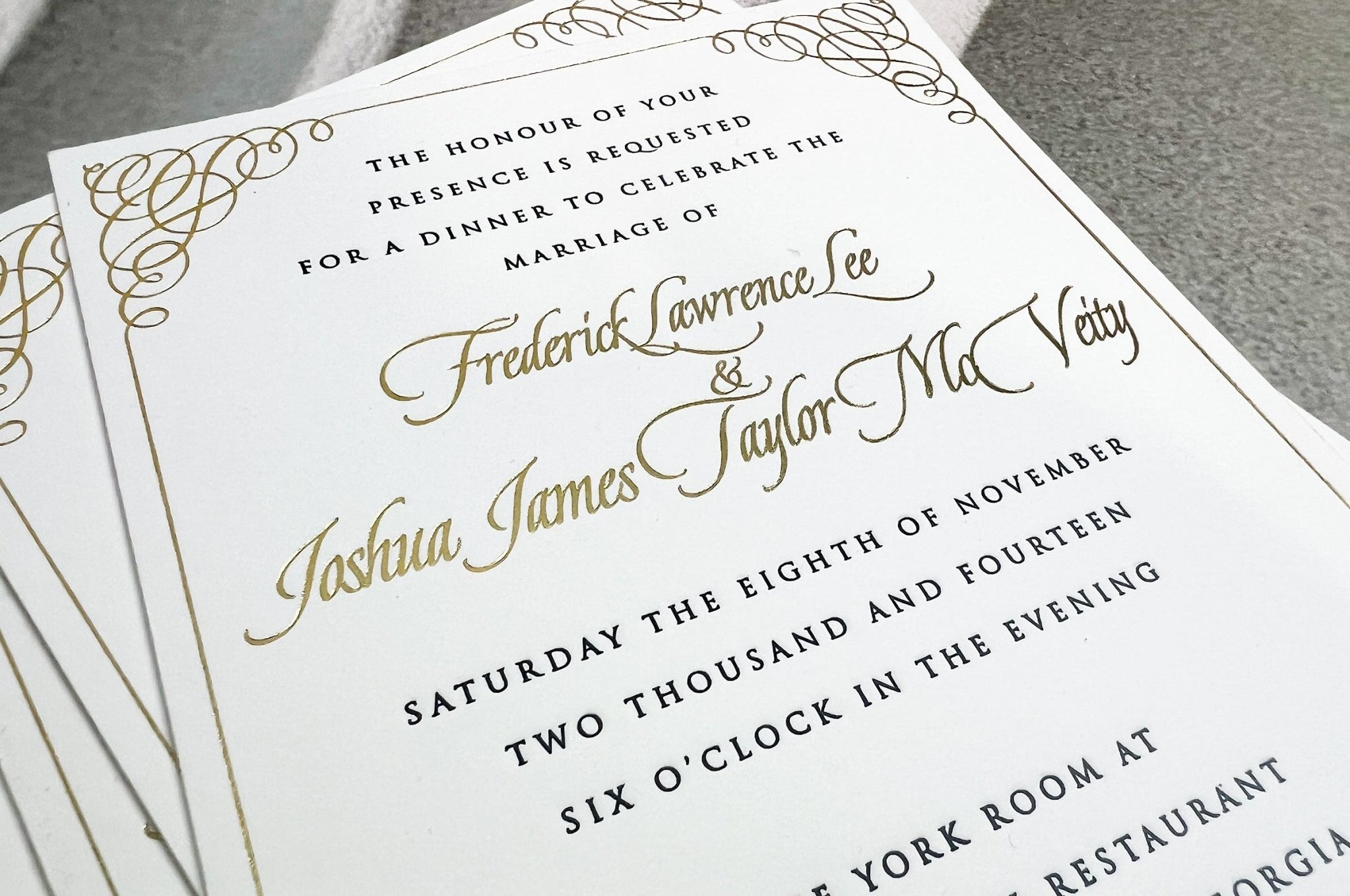 Vancouver Letterpress Wedding Invitation And Postcard Printing ...