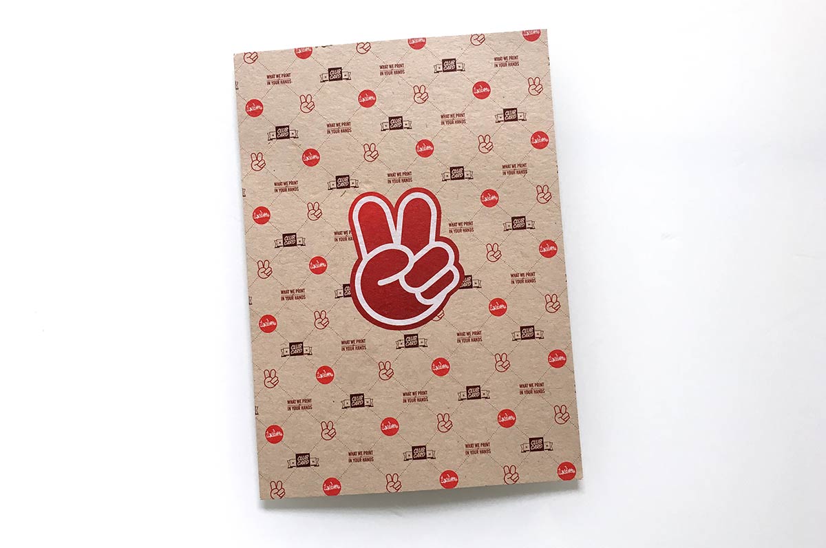 Print Large Cards On 18pt Kraft Stock In Full Colour Plus White Ink ...