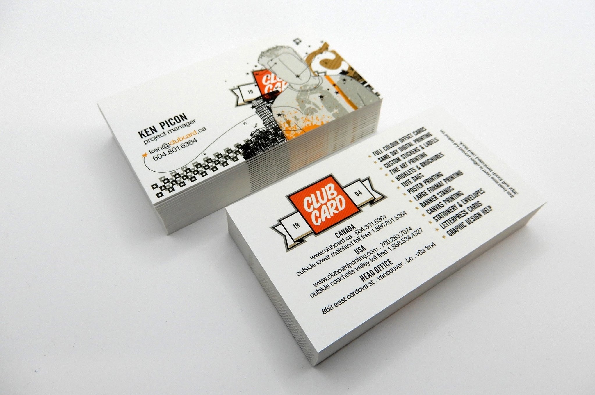 Ultra Thick 38pt Soft Touch Laminated Postcards | Clubcard Vancouver ...