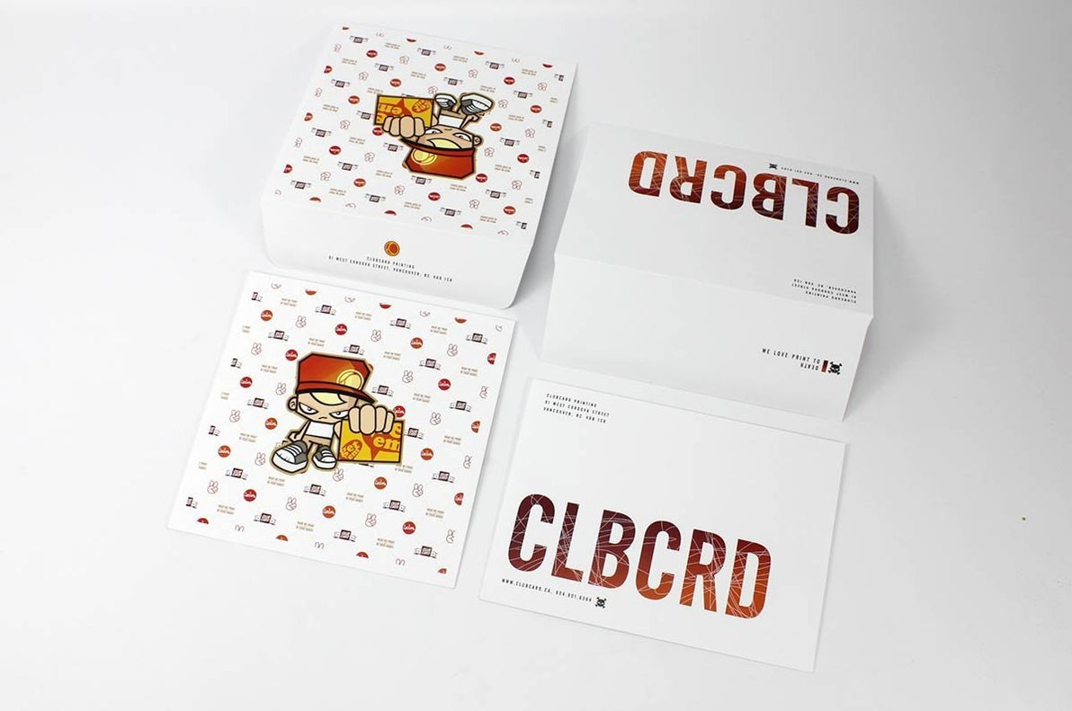 Quick Envelope Printing On 60lb White Wove Stock | Clubcard Vancouver ...